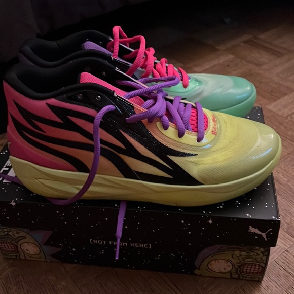 Puma | Shoes | Lamelo Ball Mb2 Rick And Morty Size 0y | Poshmark